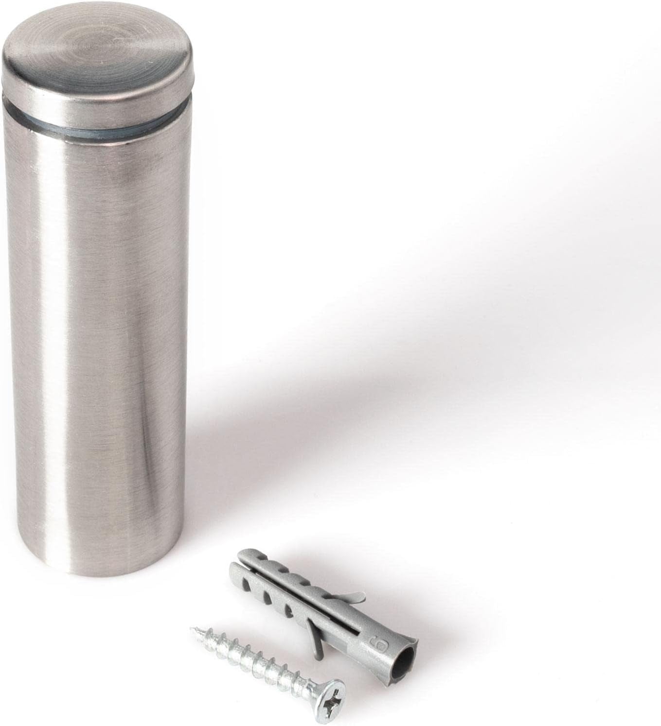 Stainless Steel Standoff 1 Inch Diameter x 3 Inch Barrel Length Brushed ...