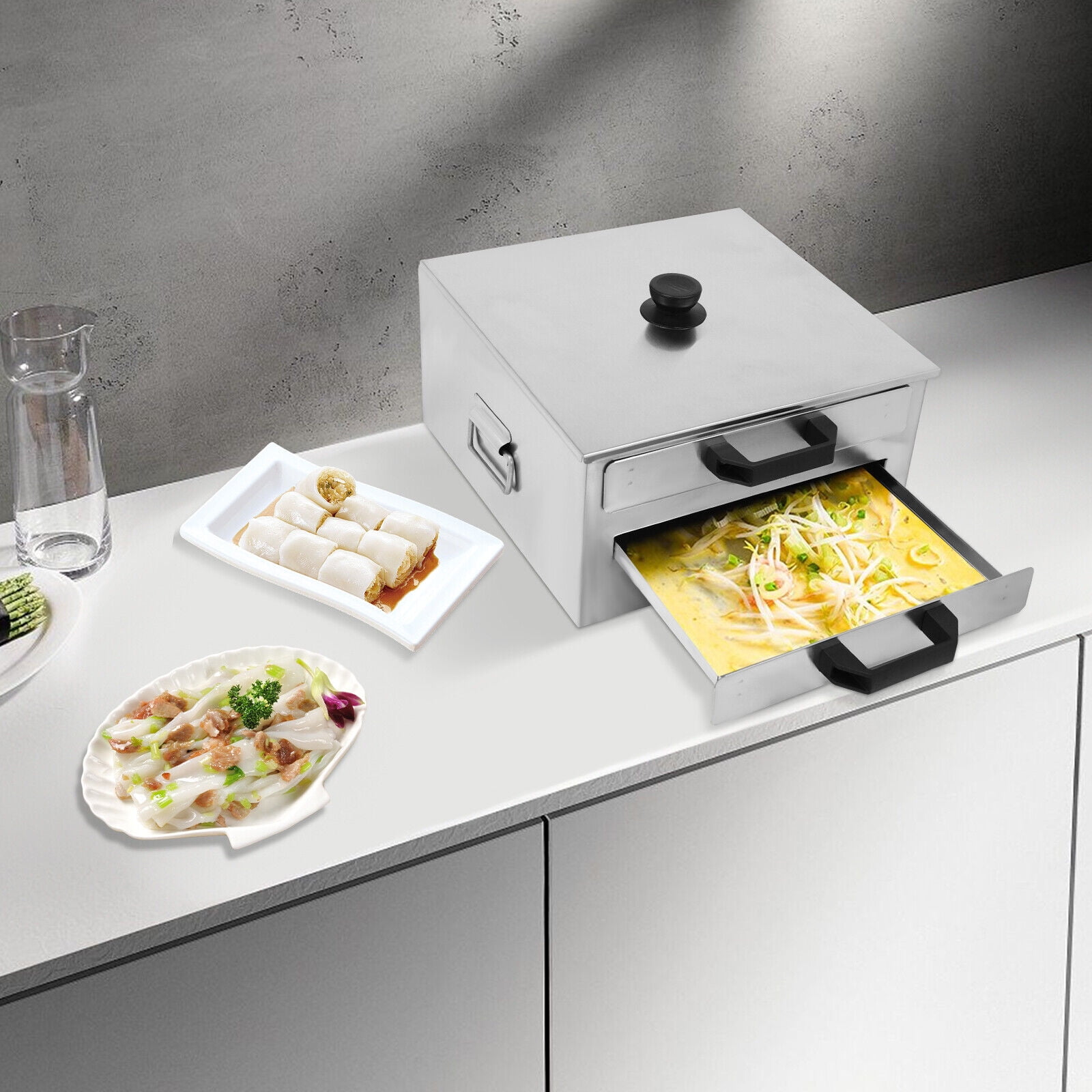 Stainless Steel Steamed Vermicelli Roll Steamer Rice Noodle Rolls ...