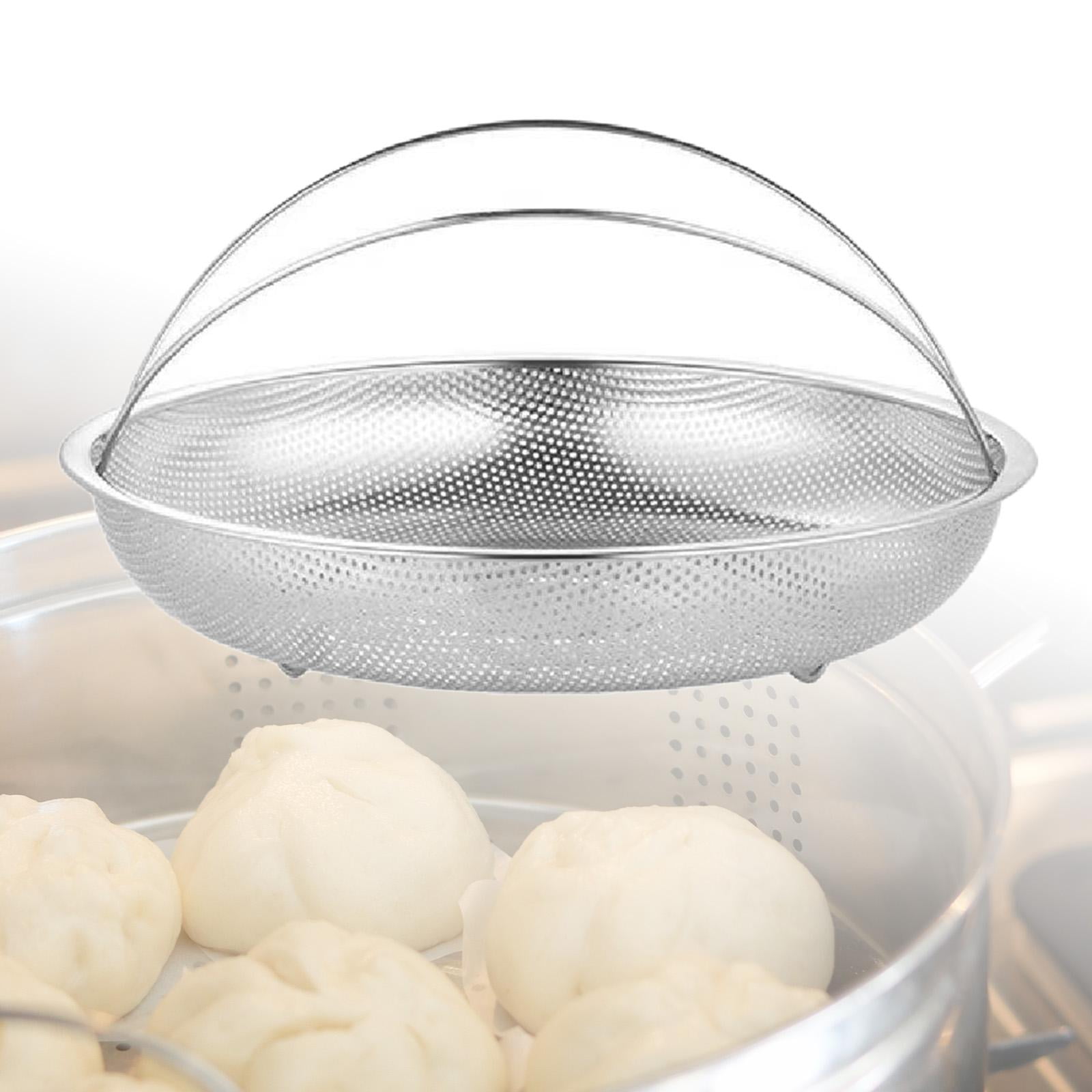 Stainless Steel Steamer Basket Multifunctional Steaming Basket Solid ...