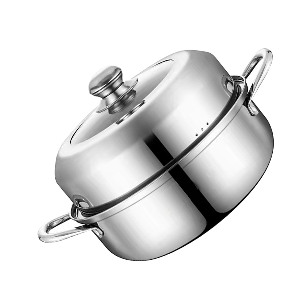 Stainless Steel Steamer Korean Universal Ceramic Cookware Pans Pot ...