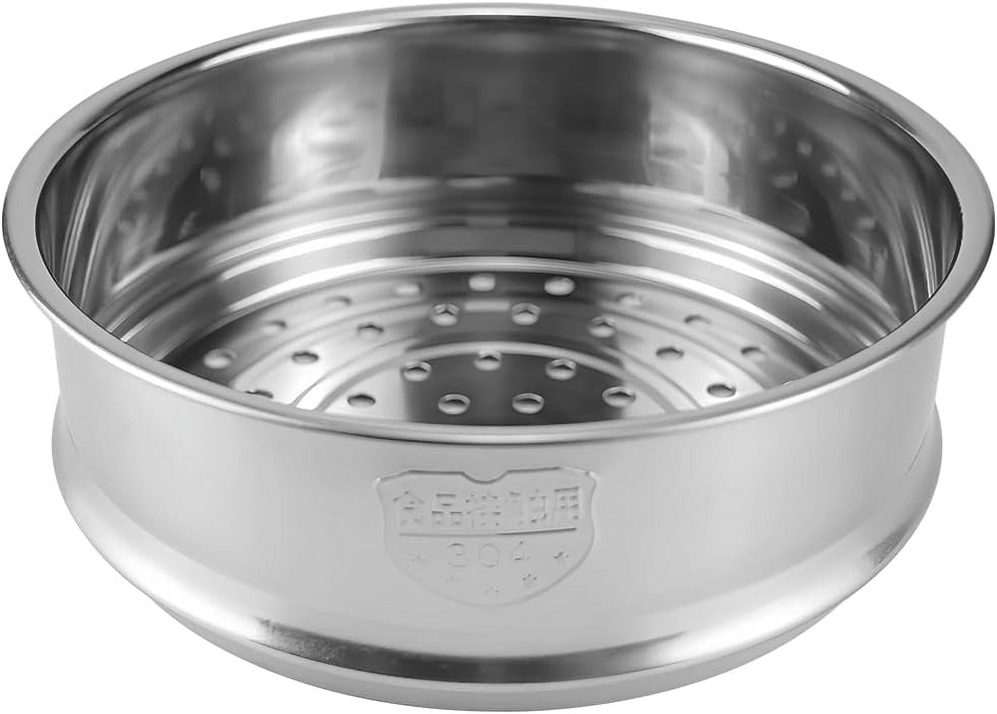 Stainless Steel Steamer Pot 7 Inch Round Cooking Rack Food Steamer ...