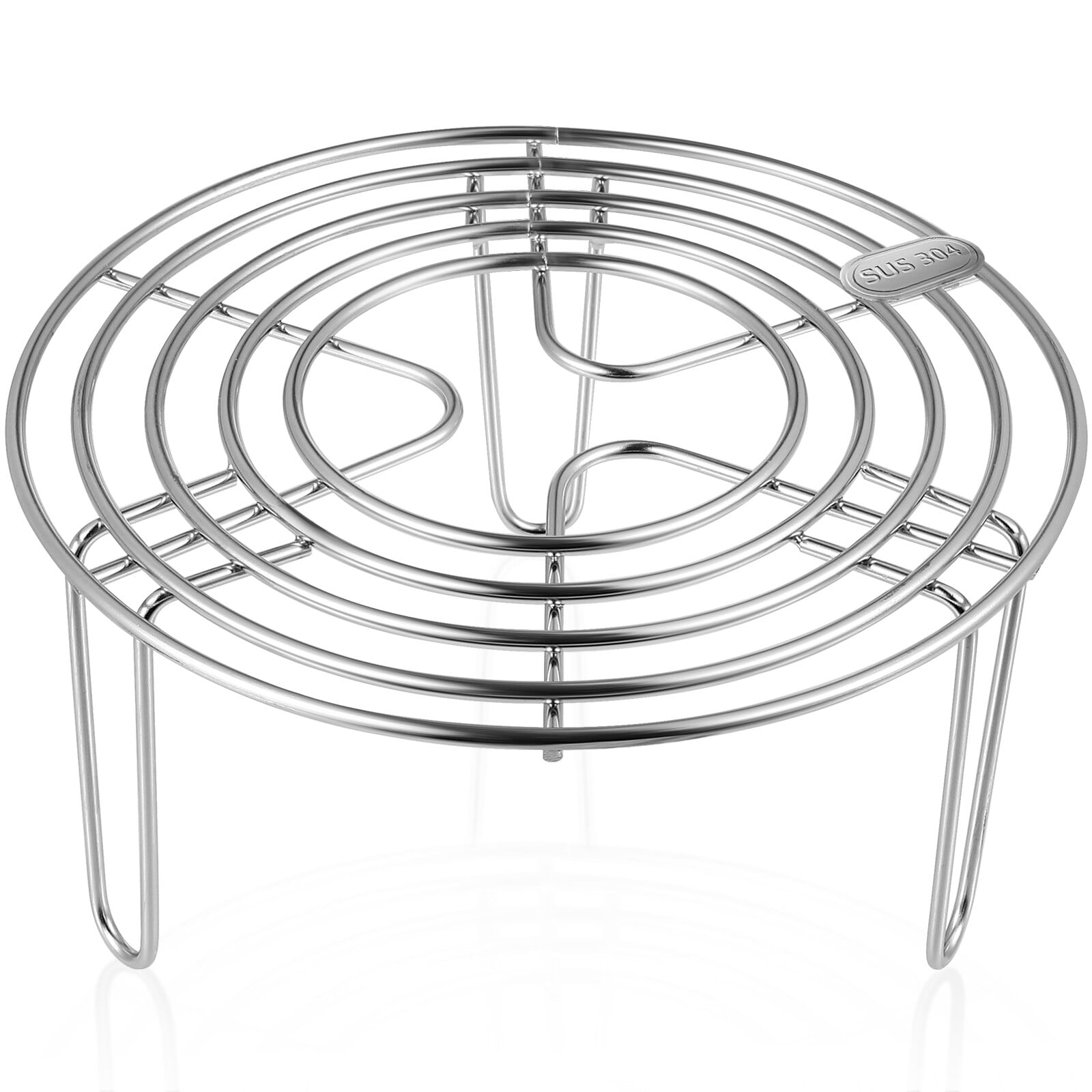 Stainless Steel Steamer Rack Round Cooling Rack for Steaming Canning ...