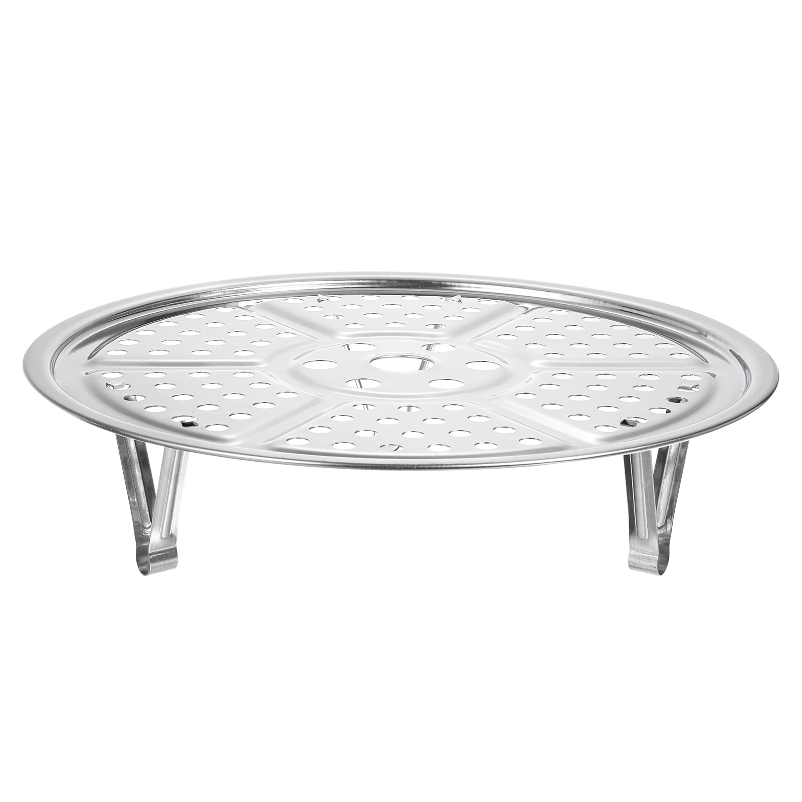 Stainless Steel Steamer Rack with Stand, 8.6 Inches Insert Stock Pot ...