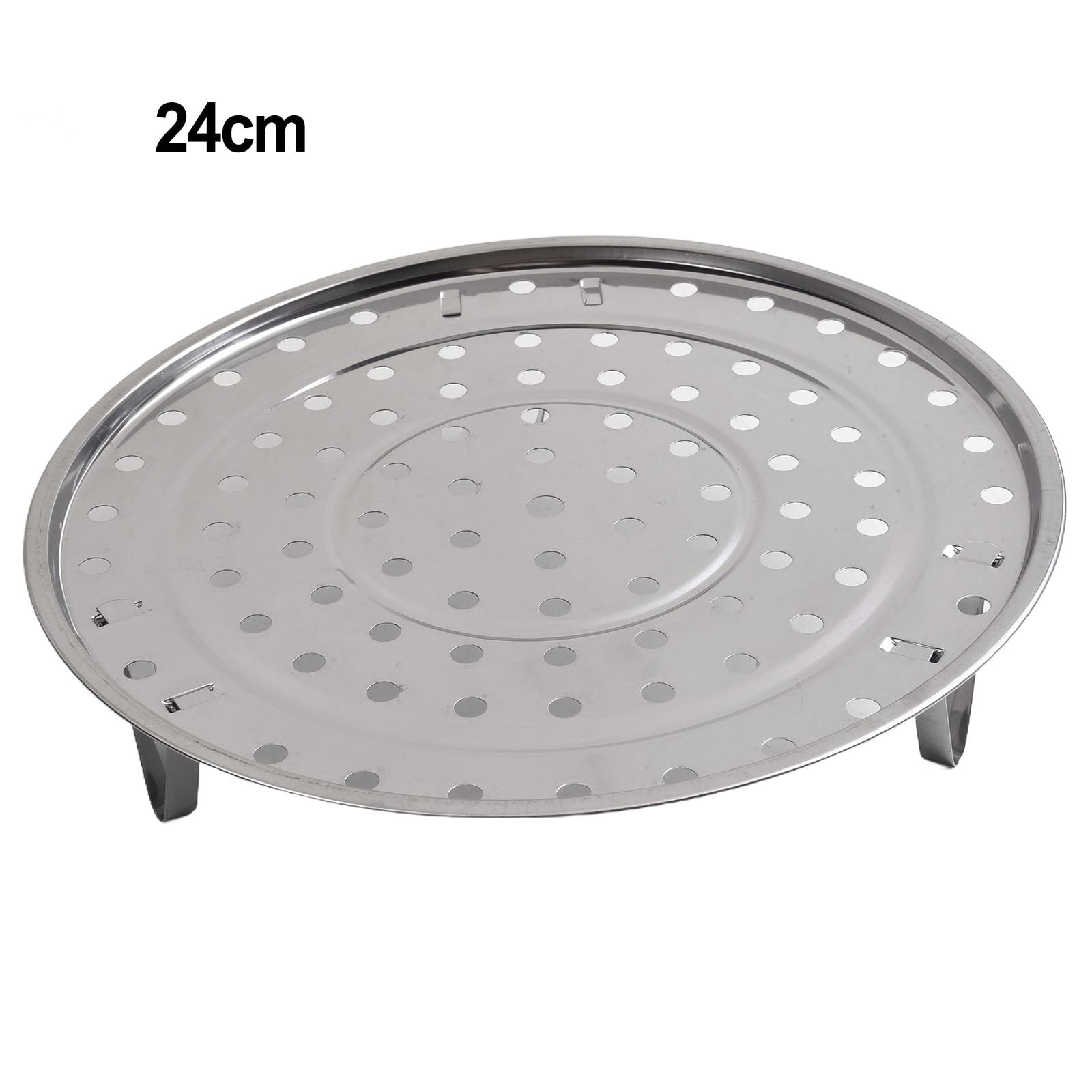 Stainless Steel Steamer Tray Rack Plate Steam Cooking 3 Stands Round ...