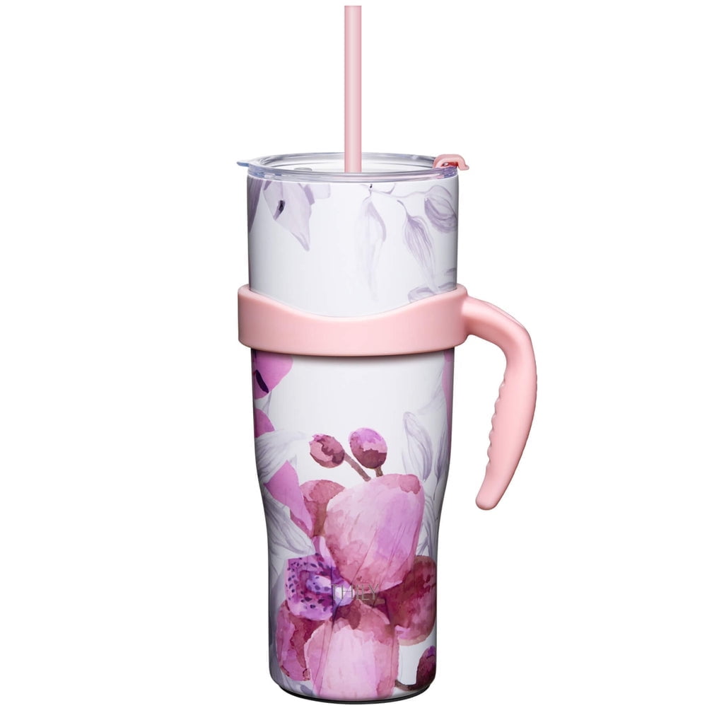 Stainless Steel Stemless Wine Tumbler - THILY 4 Pack Vacuum Insulated ...