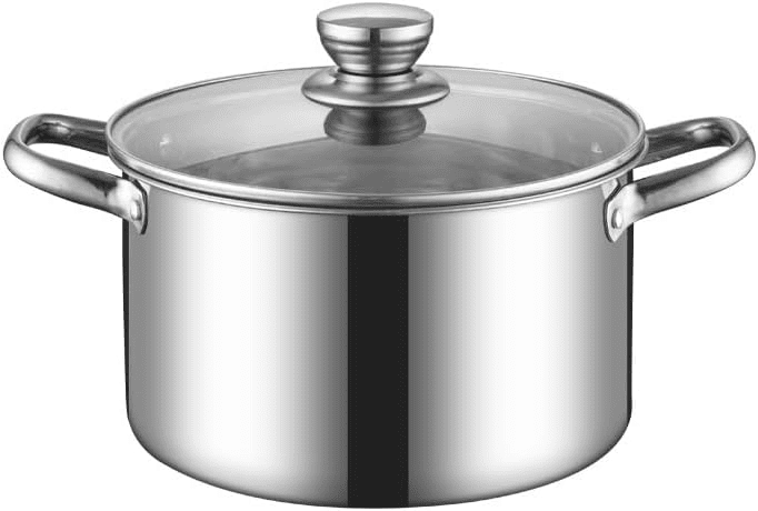 Stainless Steel Stock Pot - 3 Quart Heavy Duty Induction Cooking Pot ...