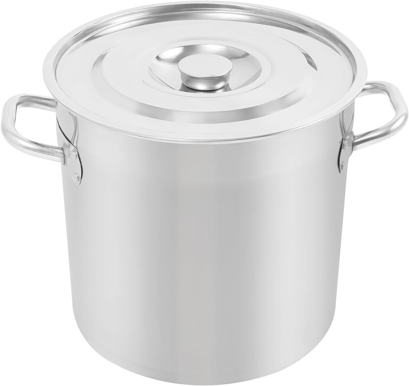 Stainless Steel Stock Pot with Lid Large Soup Pot Cooking Pot Heavy ...