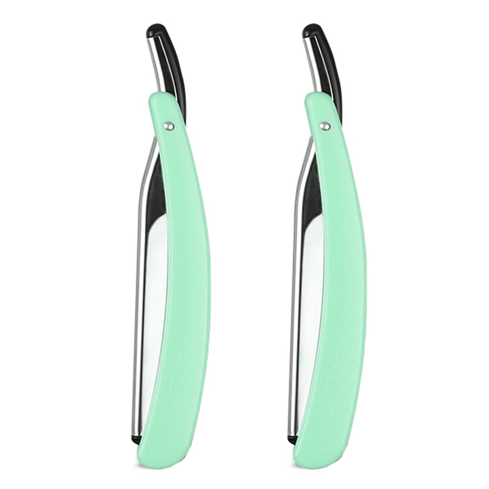 Stainless Steel Straight Edge Haircut Razor Folding Straight Razor ...