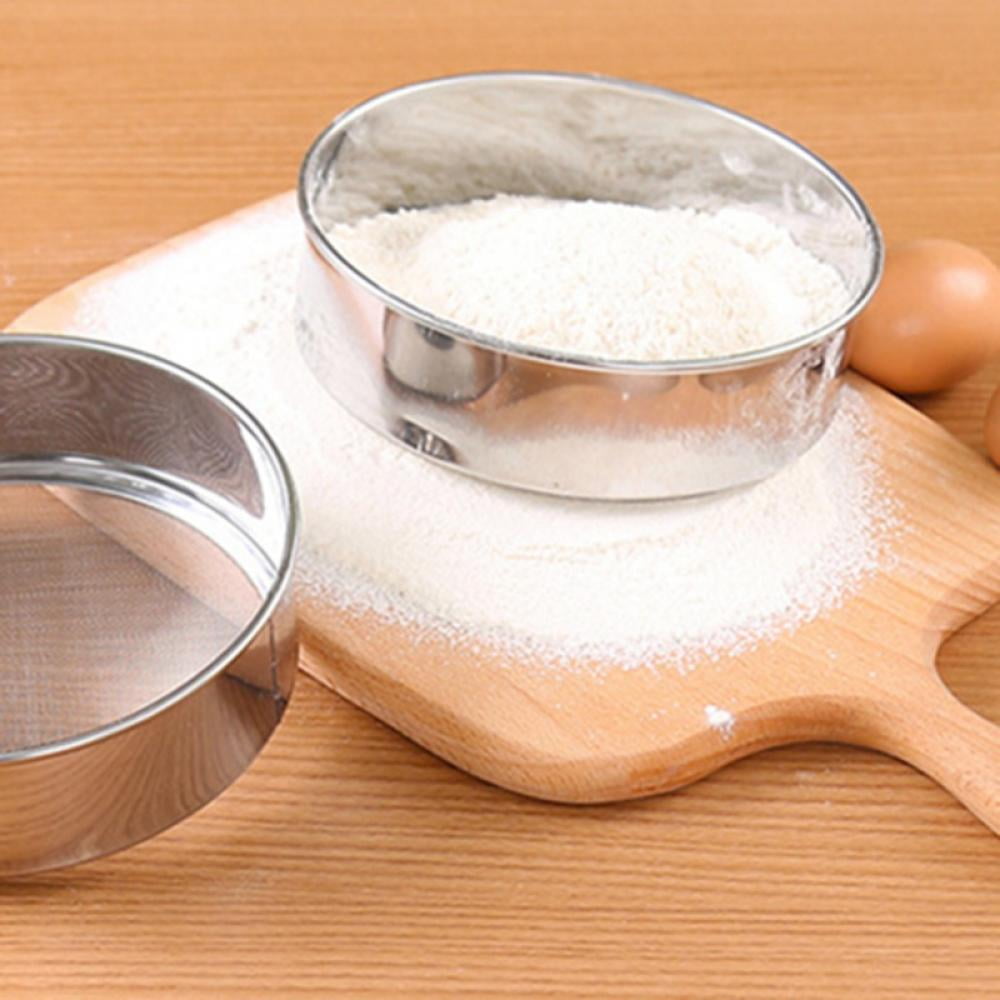 Stainless Steel Strainer Filter Fine Mesh Strainer Flour Sifter Sieve ...