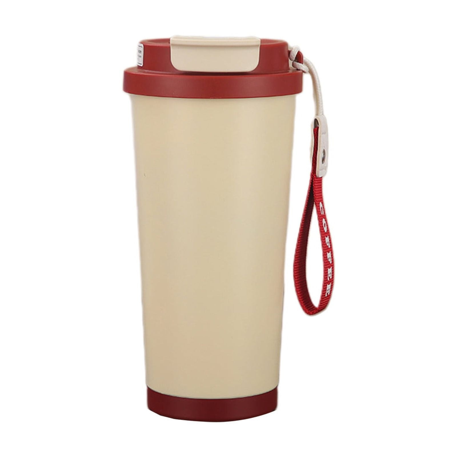 Stainless Steel Straws Cup 500Ml, Stainless Steel Cups with Carry Rope ...
