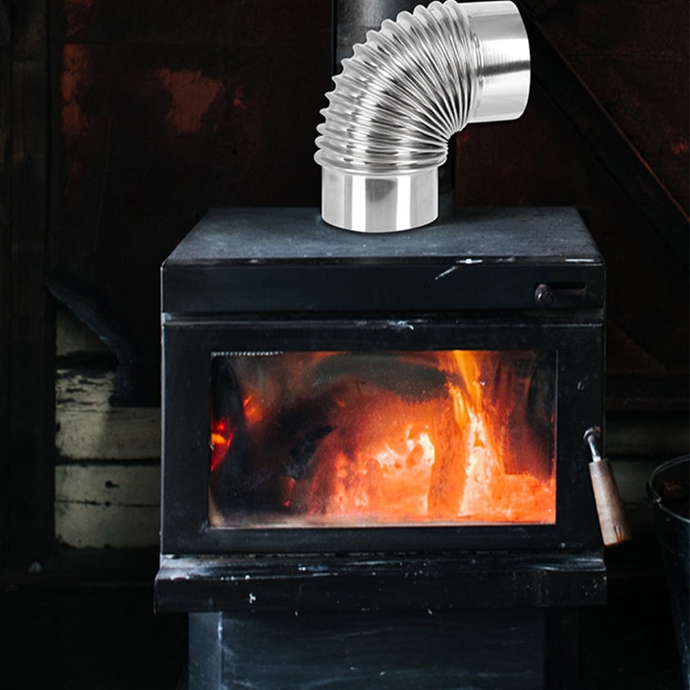 Stainless Steel Stri Stove Flue Pipe Heating Stove Chimney Pipe Elbow ...