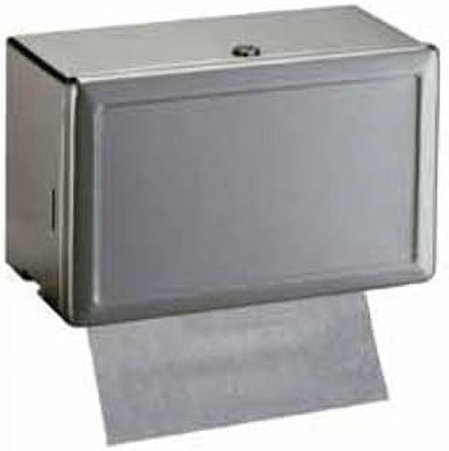 Stainless Steel Surface-Mounted Paper Towel Dispenser, Single Fold ...