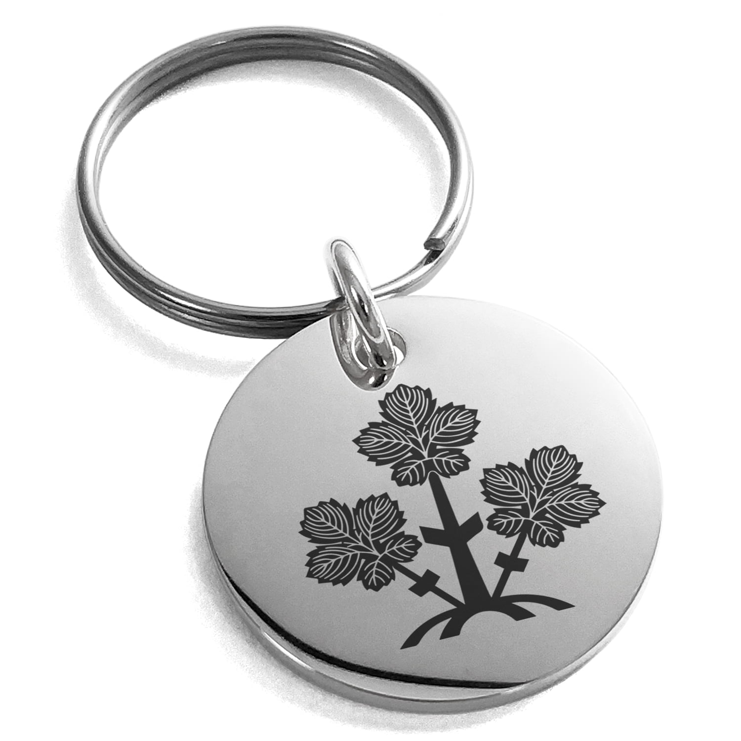 Tioneer Stainless Steel Suwa Samurai Crest Engraved Small Medallion ...