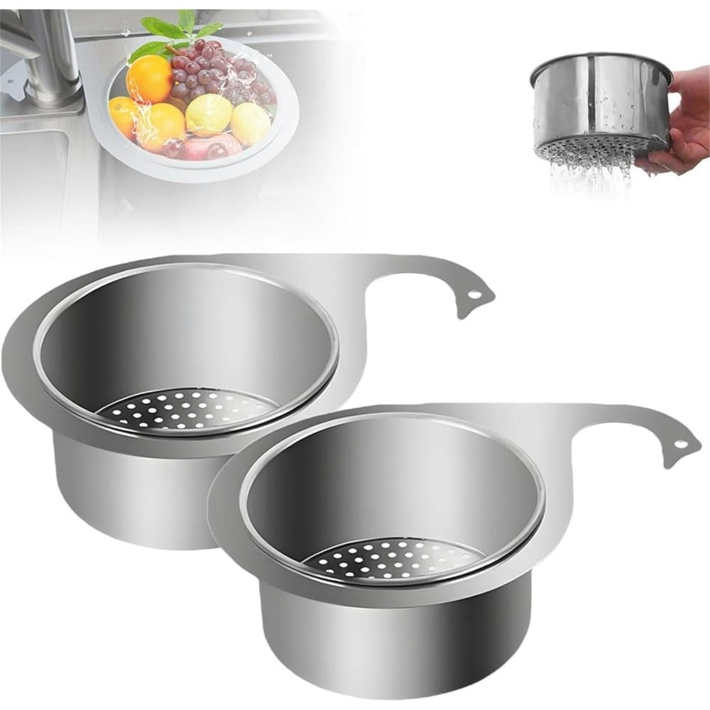 Stainless Steel Swan Sink Strainer Basket, Upgrades Kitchen Sink Drain ...