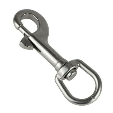 Scuba Boat Marine Clip Stainless Steel Safety Spring Hook Carabiner, 2 ...