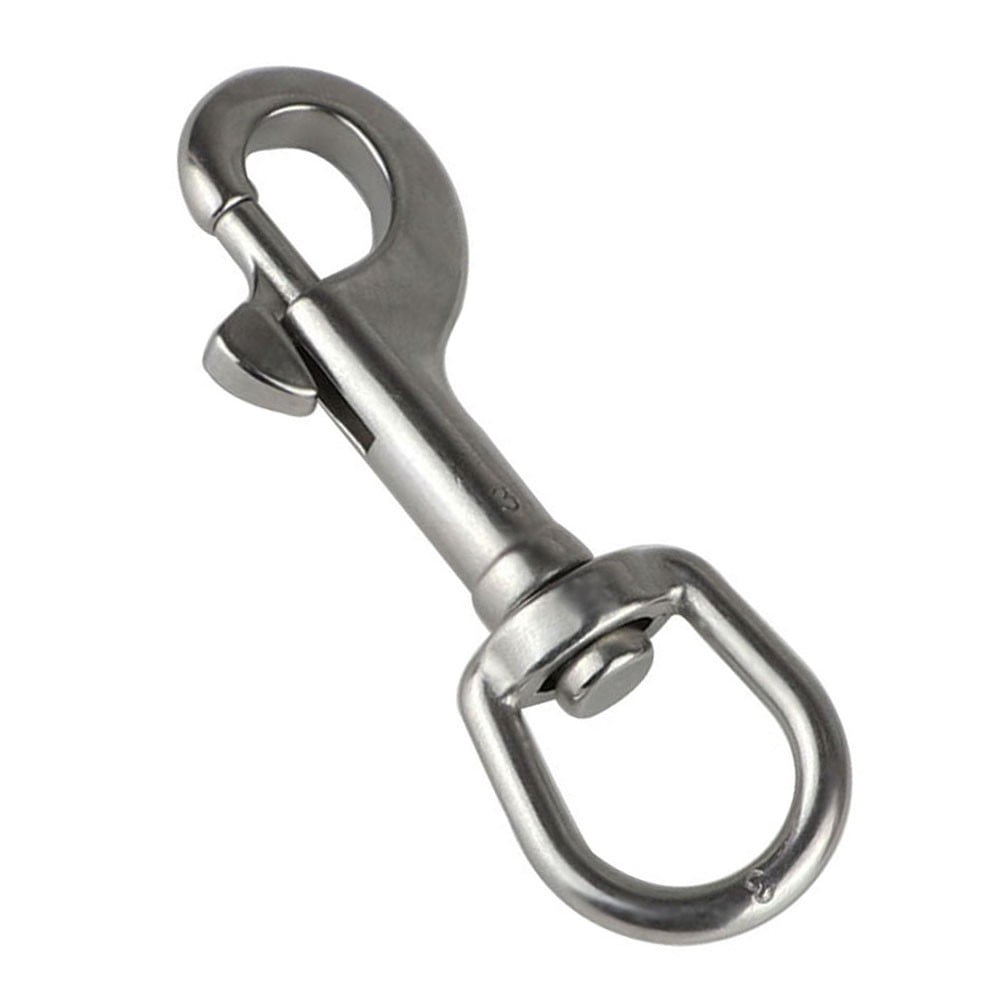 Stainless Steel Swivel Eye Snap Hook, Snap Clips Scuba Diving Clips ...