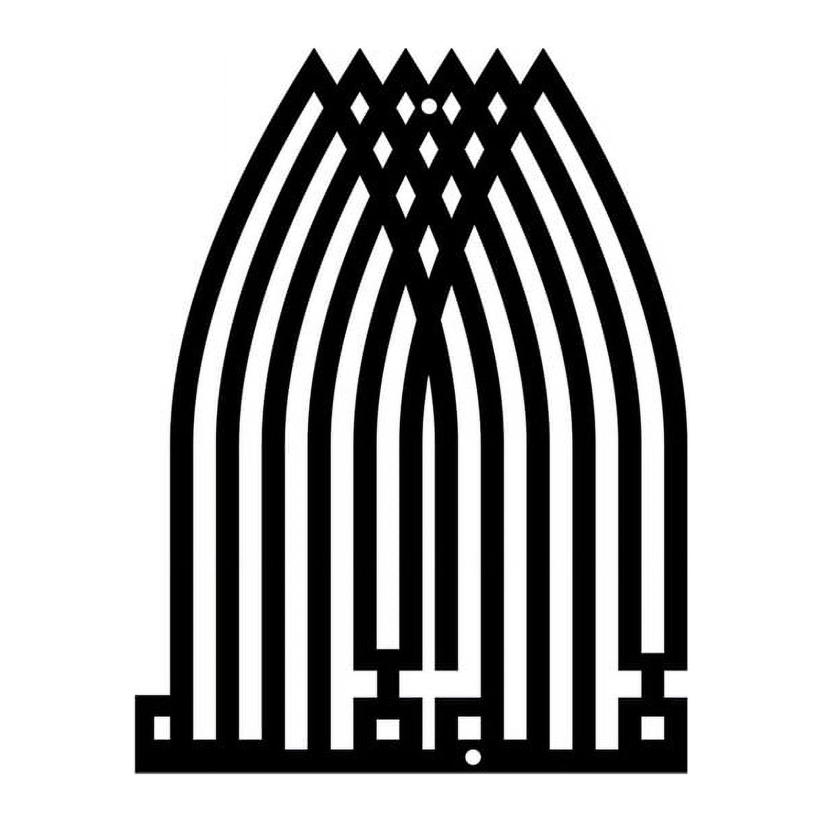 Stainless Steel Symbol Metal Wall Decorl Art Decor Black Wall Art ...