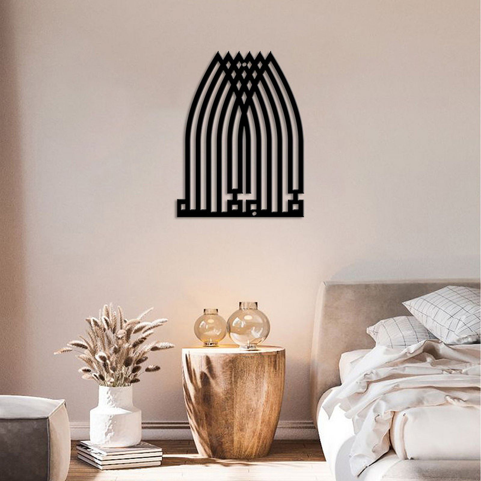 Stainless Steel Symbol Metal Wall Decorl Art Decor Black Wall Art ...