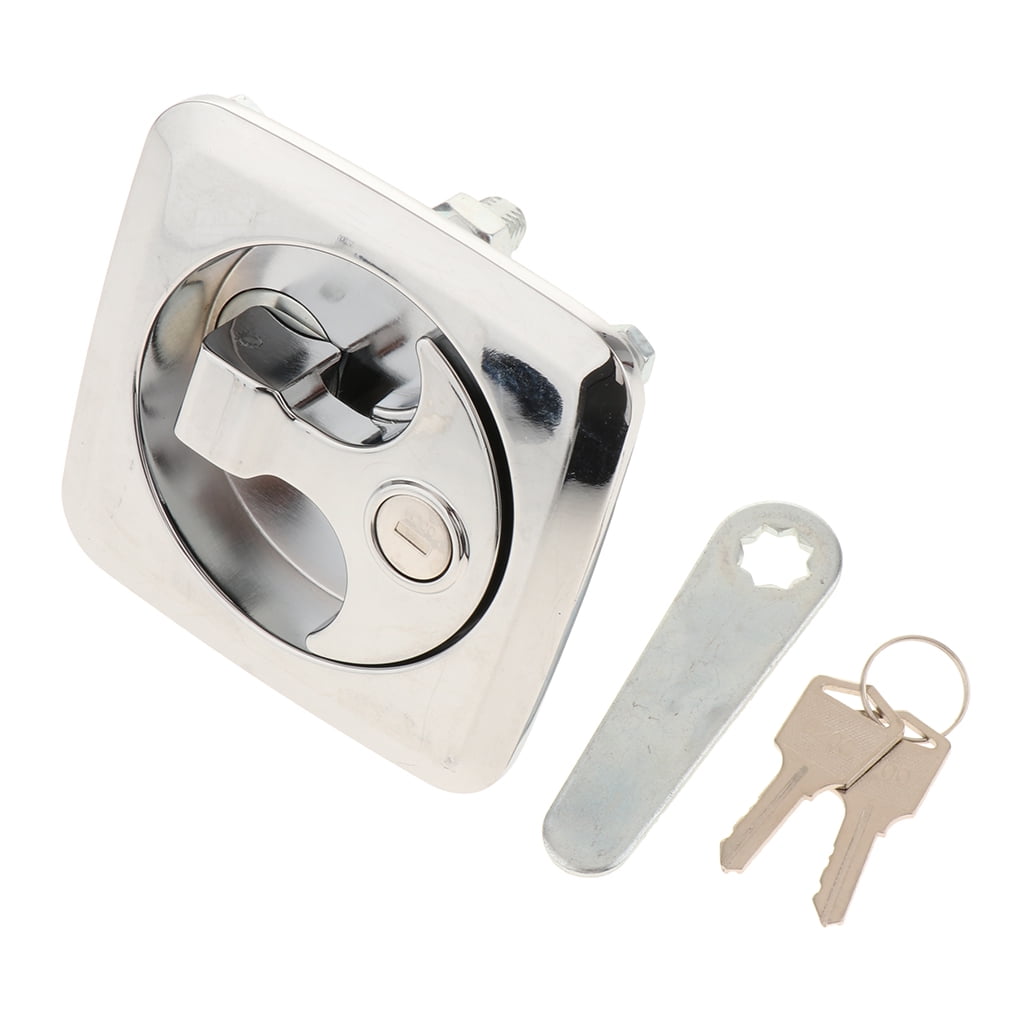 Stainless Steel T-Handle Cam Latch With Keys - Folding T Handle Latch ...