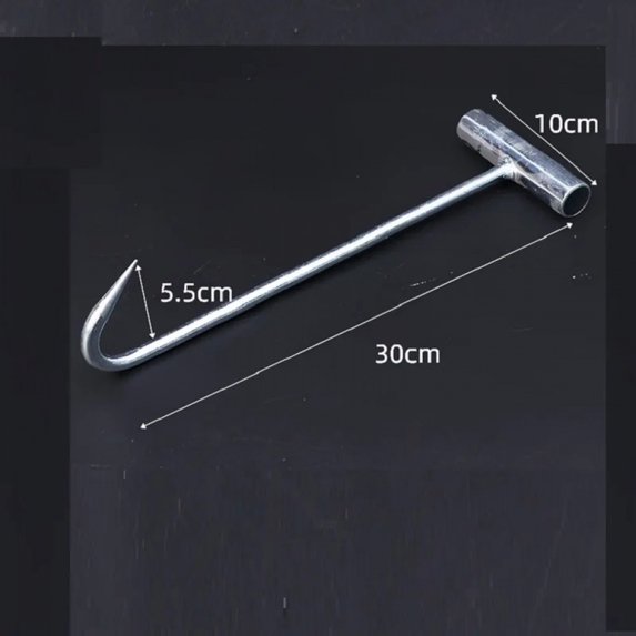 Stainless Steel T Hooks T-Handle Meat Boning Hook for Kitchen Butcher ...