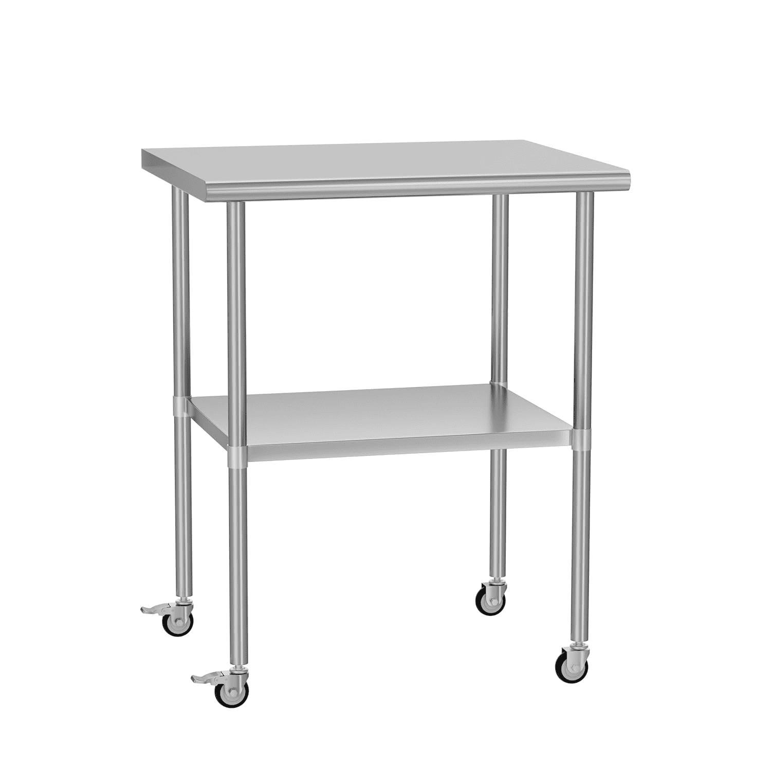 Stainless Steel Table 24 x 30 Inches Metal Work Table Adjustable ...