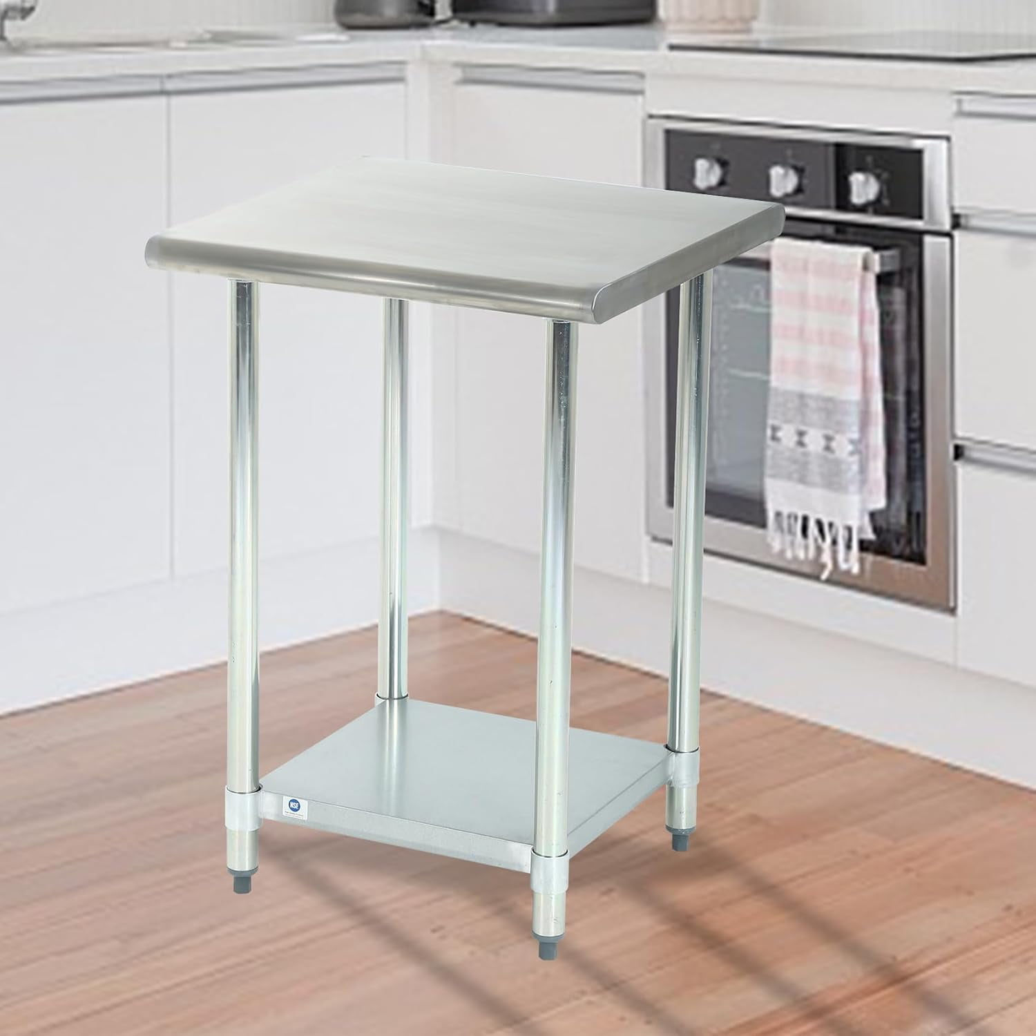 Stainless Steel Table Kitchen Prep & Work Table 24" D X 24" W Heavy ...