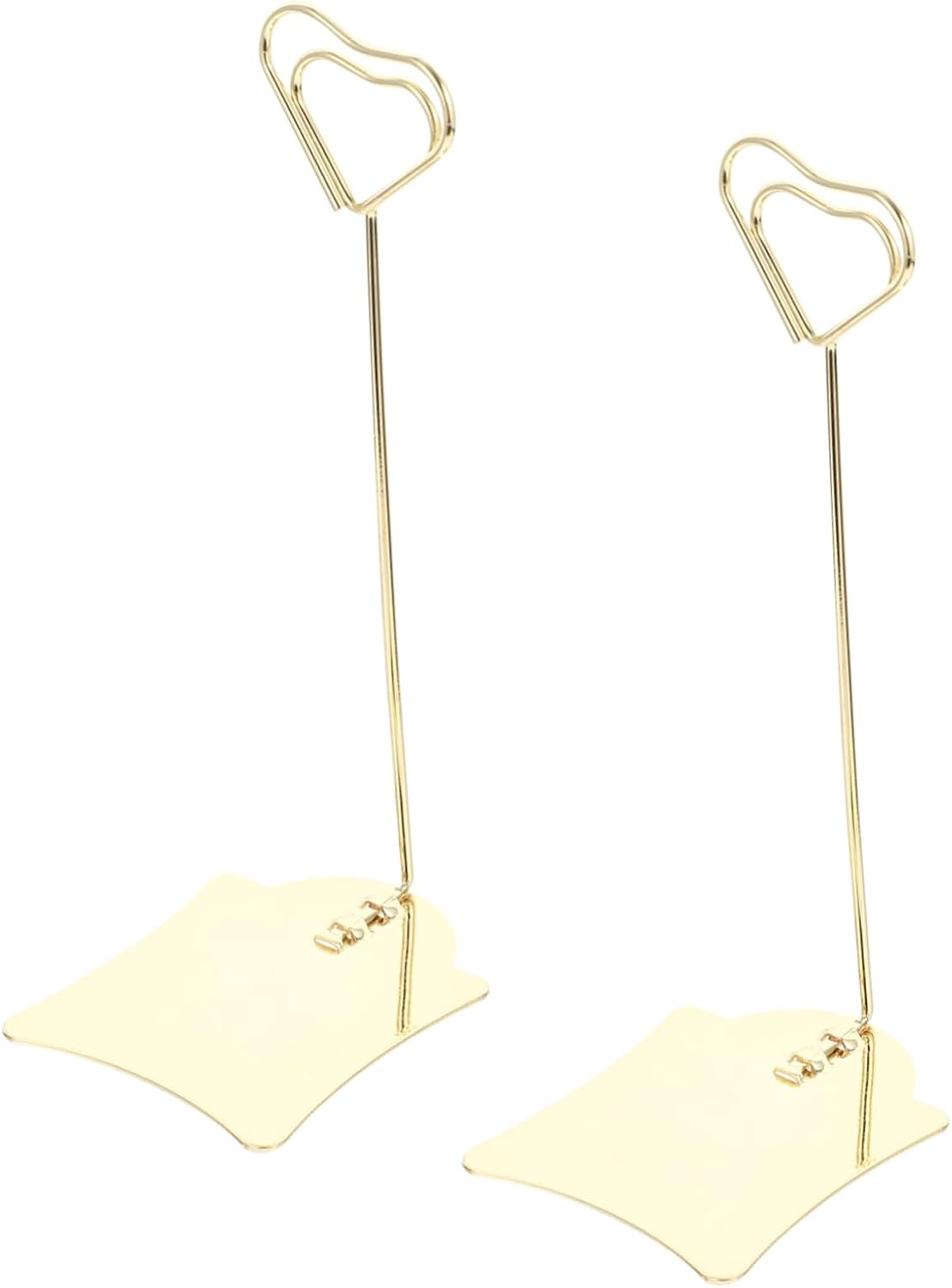 Stainless Steel Table Number Holders Pcs Menu Clips Wedding Banquet ...