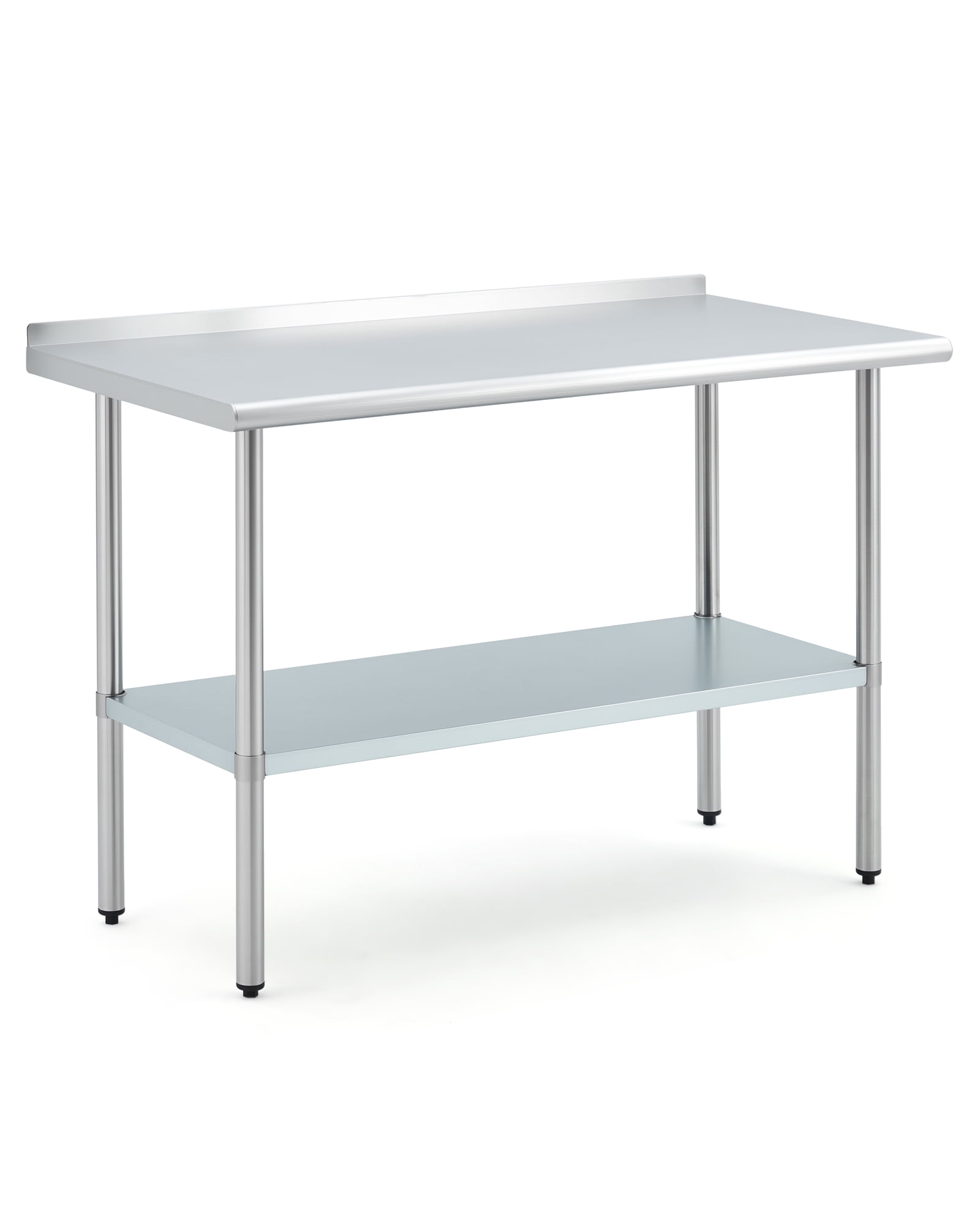 Stainless Steel Table for Prep & Work, 24x48 Inch Commercial Kitchen ...