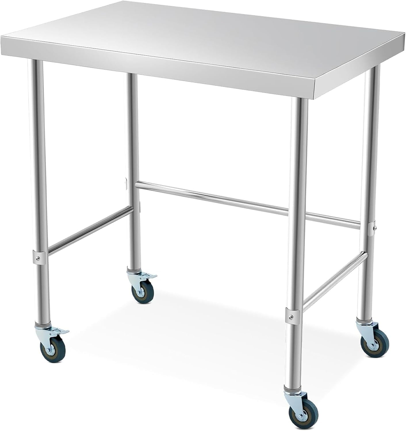 Stainless Steel Table for Prep & Work,36" x 24"Metal Commercial Kitchen ...