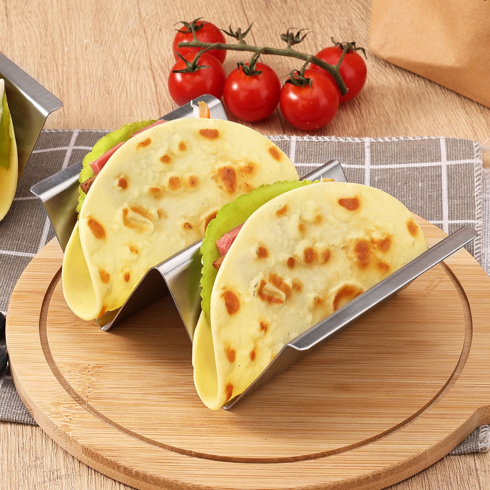 Stainless Steel Taco Holder - Taco Stand & Must Have Kitchen Gadgets ...