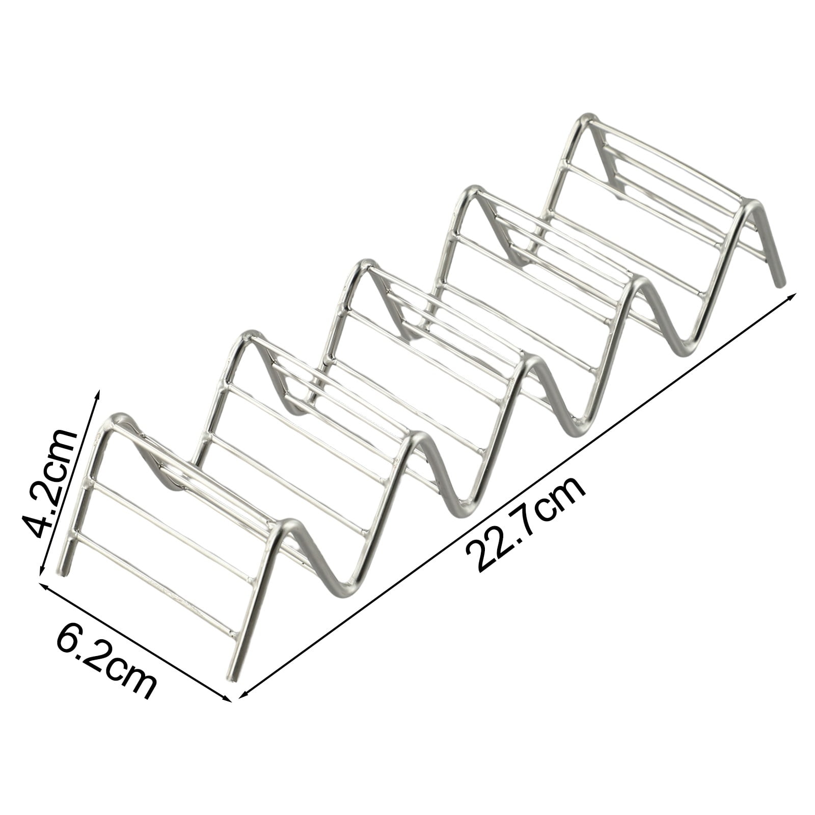 Stainless Steel Taco Holder Wavy Taco Pancake Rack Creative Mexican ...