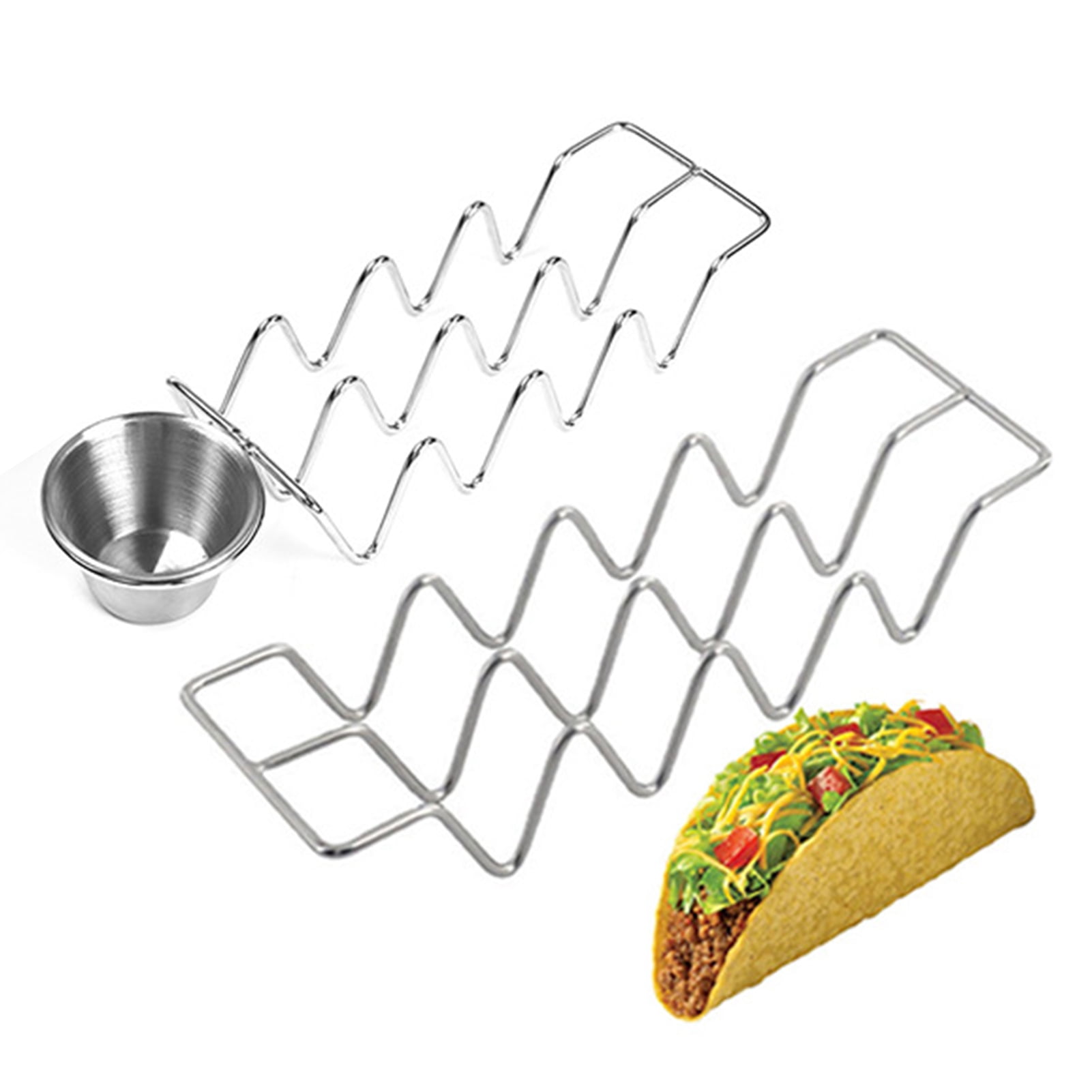 Stainless Steel Taco Stand Holder Dishwasher Safe Taco Shell Holder ...