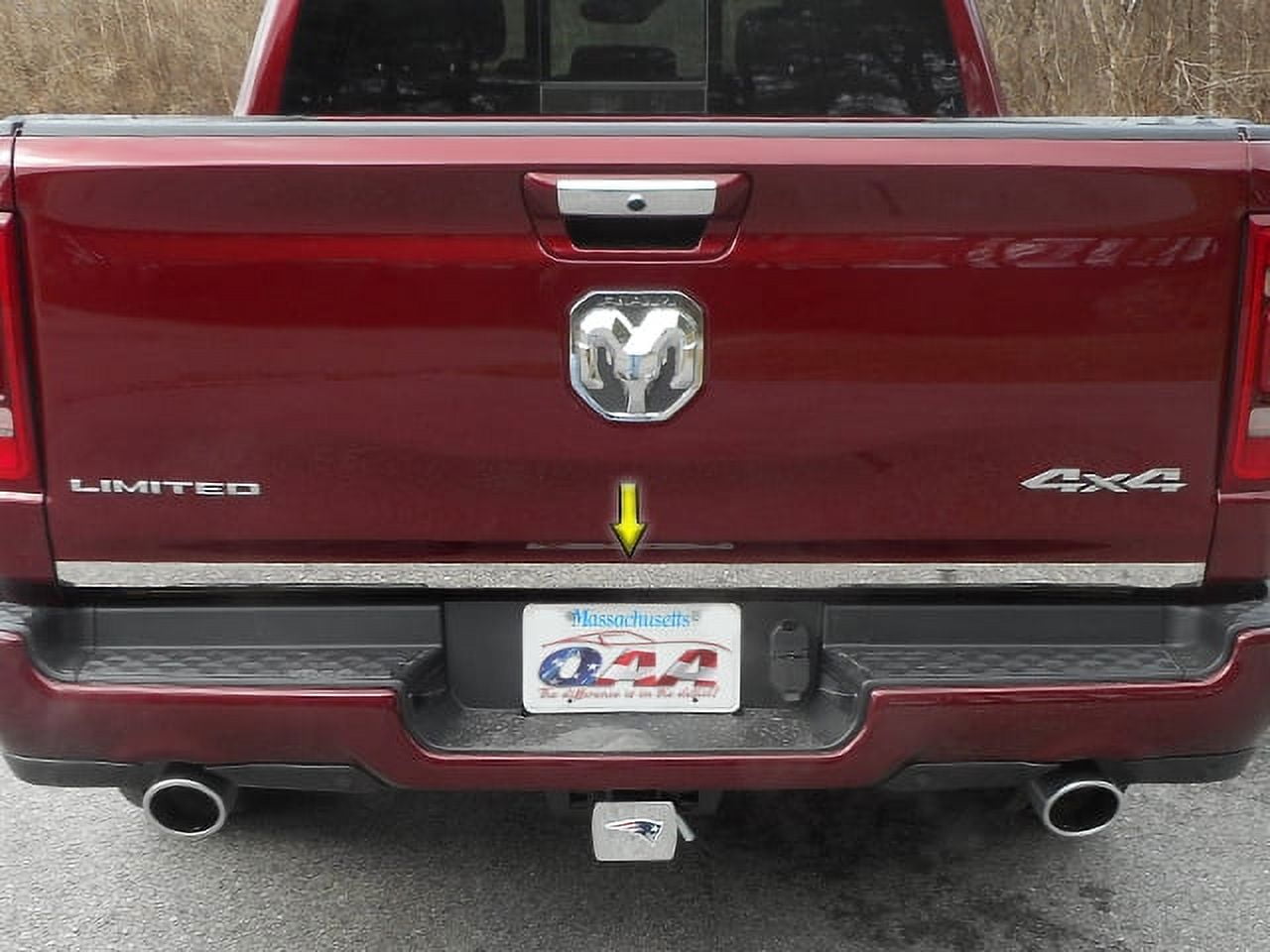 Stainless Steel Tailgate Accent 1Pc Fits 2019-2020 Ram Trucks Ram ...