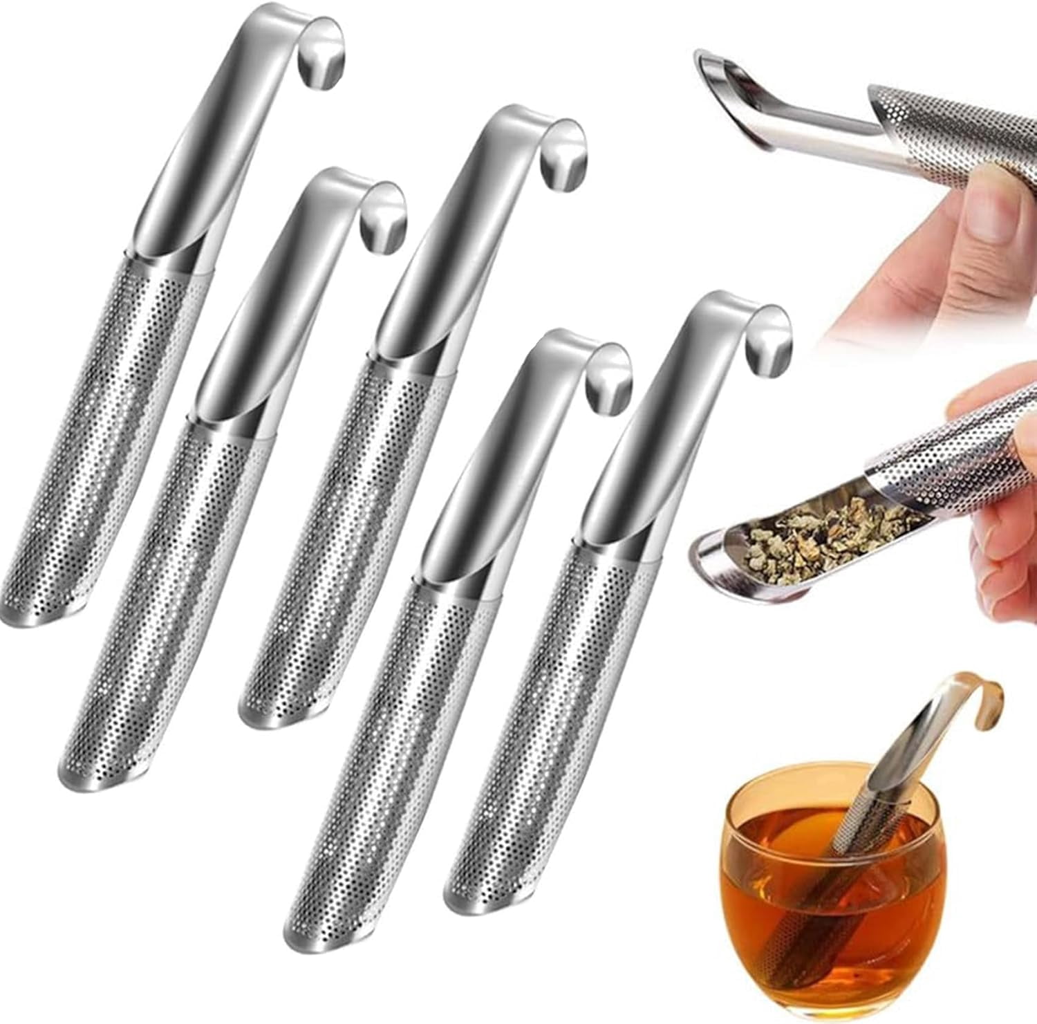 Stainless Steel Tea Diffuser, 2024 New Infuser, Mesh Strainer With ...