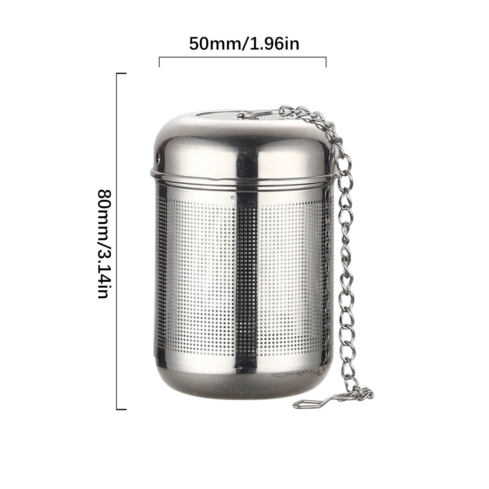 Stainless Steel Tea Strainer, Insulated Tea Filter for Teapots and Mugs ...