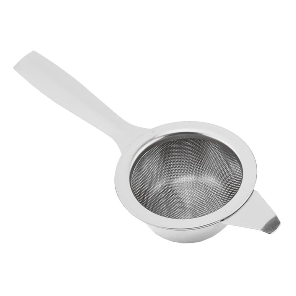 Stainless Steel Tea Strainer Stainer Fine Mesh Filter Washable Office ...