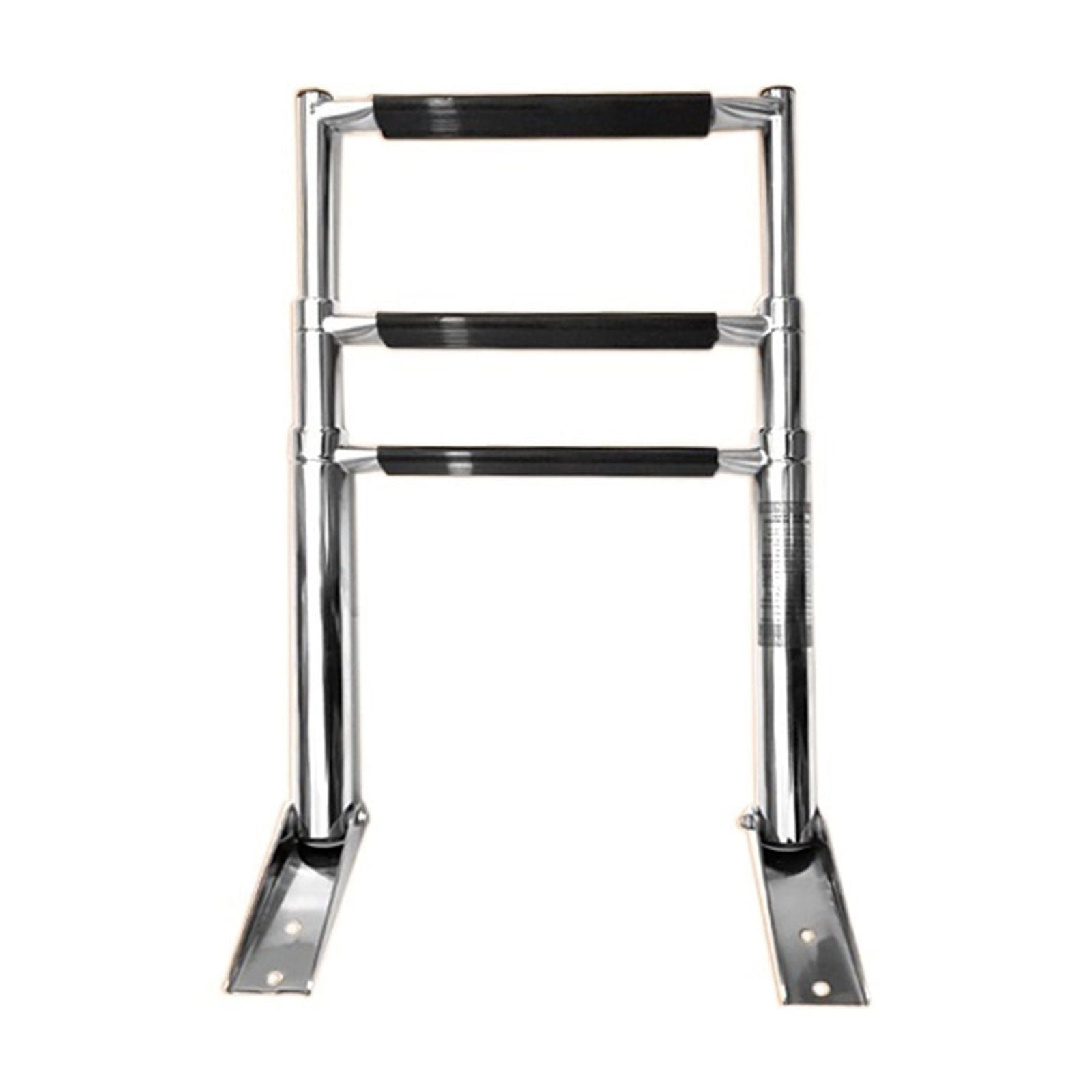 Stainless Steel Telescopic Ladder, Deck Launching Ladder Three-section ...