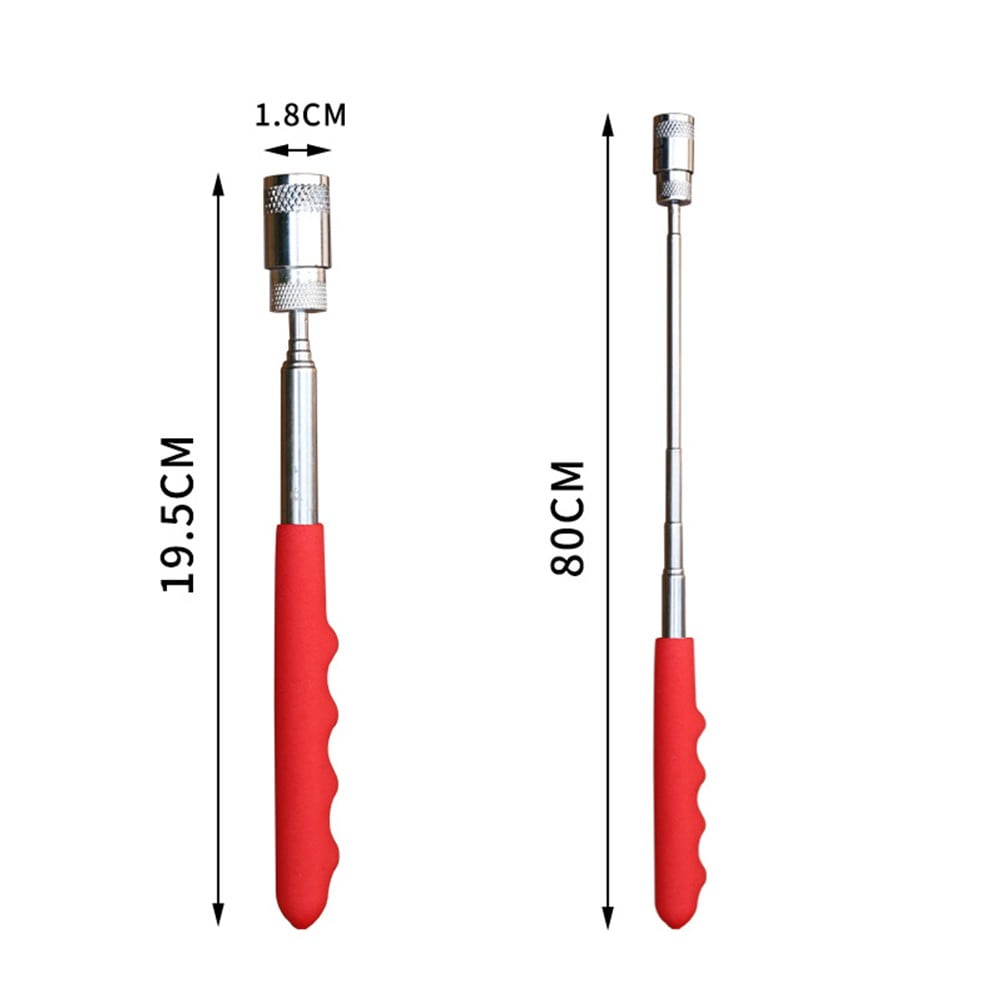 Stainless Steel Telescopic Pickup Magnetic Pickup Tool Led Lamp Head ...