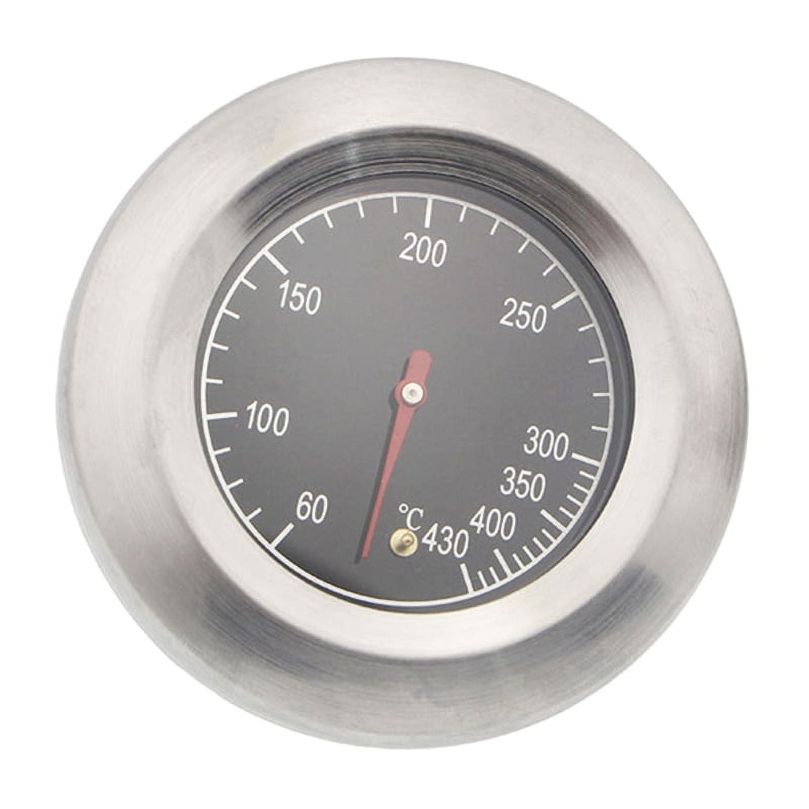 Stainless Steel Temperature Gauge Barbecue BBQ Smoker Grill Thermometer ...