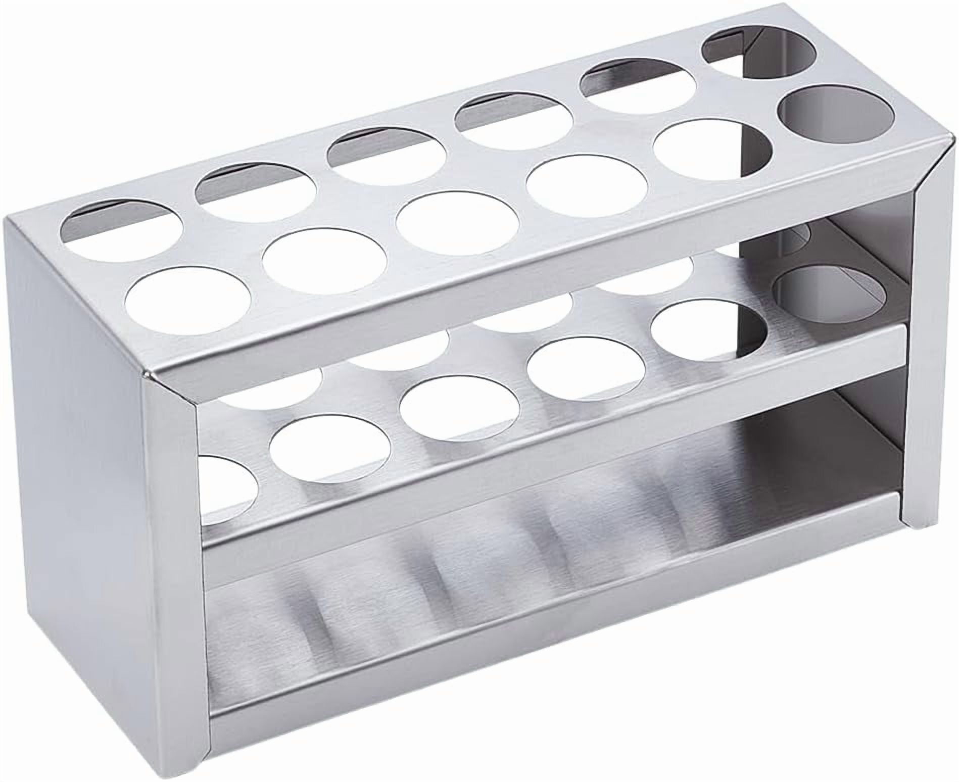 Stainless Steel Test Tube Rack 12 Holes Round Holes Test Tube Holder ...