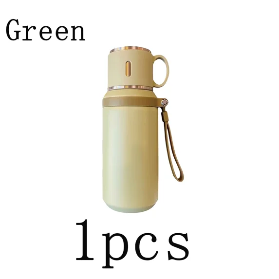 Stainless Steel Thermos Cup 600ml 24h Insulation Insulated Water Bottle ...