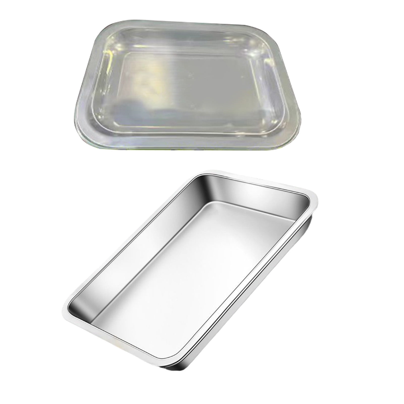 Stainless Steel Thickened Rectangular Plates Cooler Plates Kitchen ...
