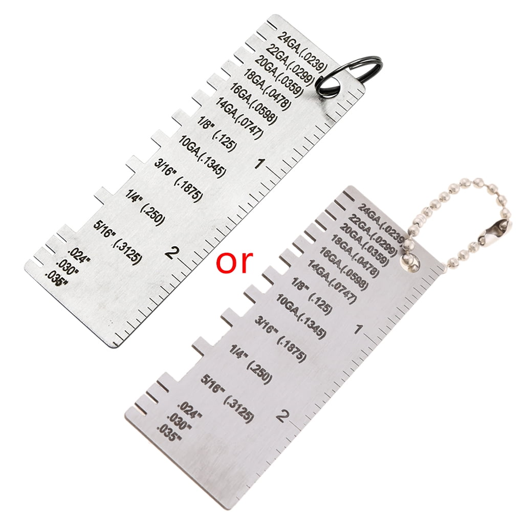 Stainless Steel Thickness Gauge Weld Inspection Ruler Welding Seam ...