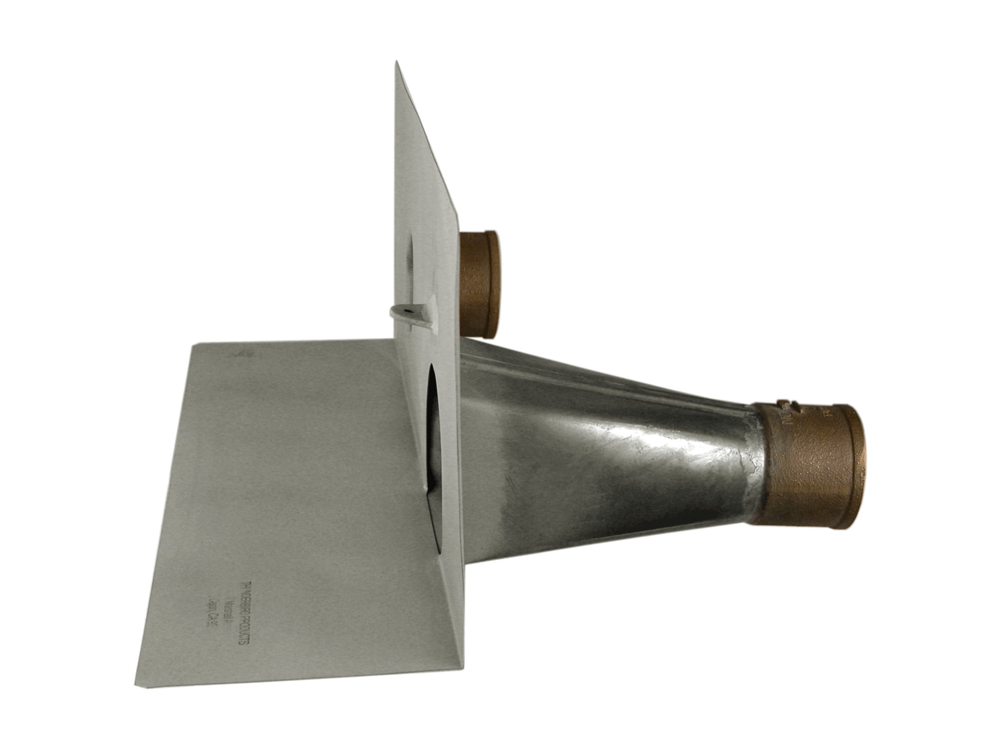 Stainless Steel Through Wall Parapet Drain with Overflow Fitting Size ...