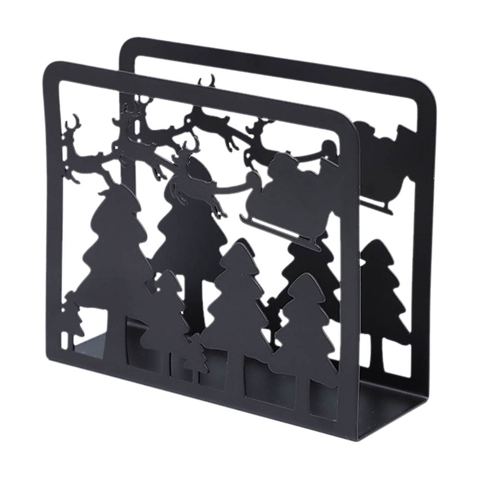 Stainless Steel Tissue Box, Hollow Metal Design, Desk Storage, Hotel ...