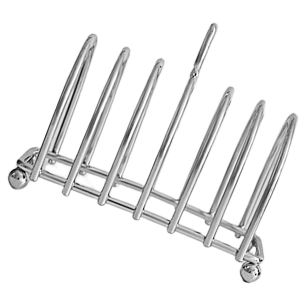 Raindrops Stainless Steel Toast Rack for Kitchen Countertop Silver ...