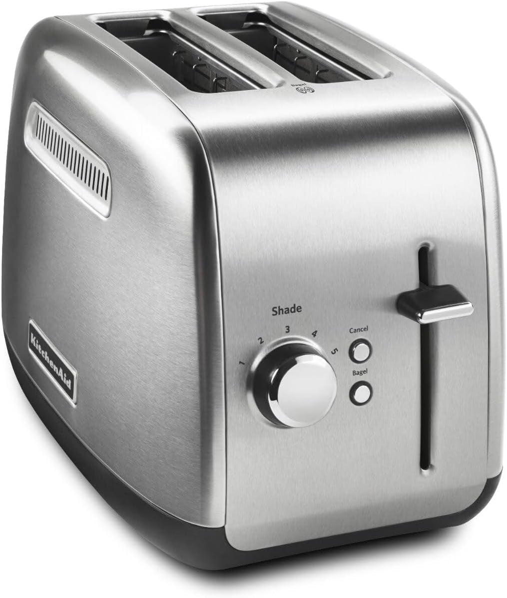 Stainless Steel Toaster, Brushed Stainless Steel - Walmart.com