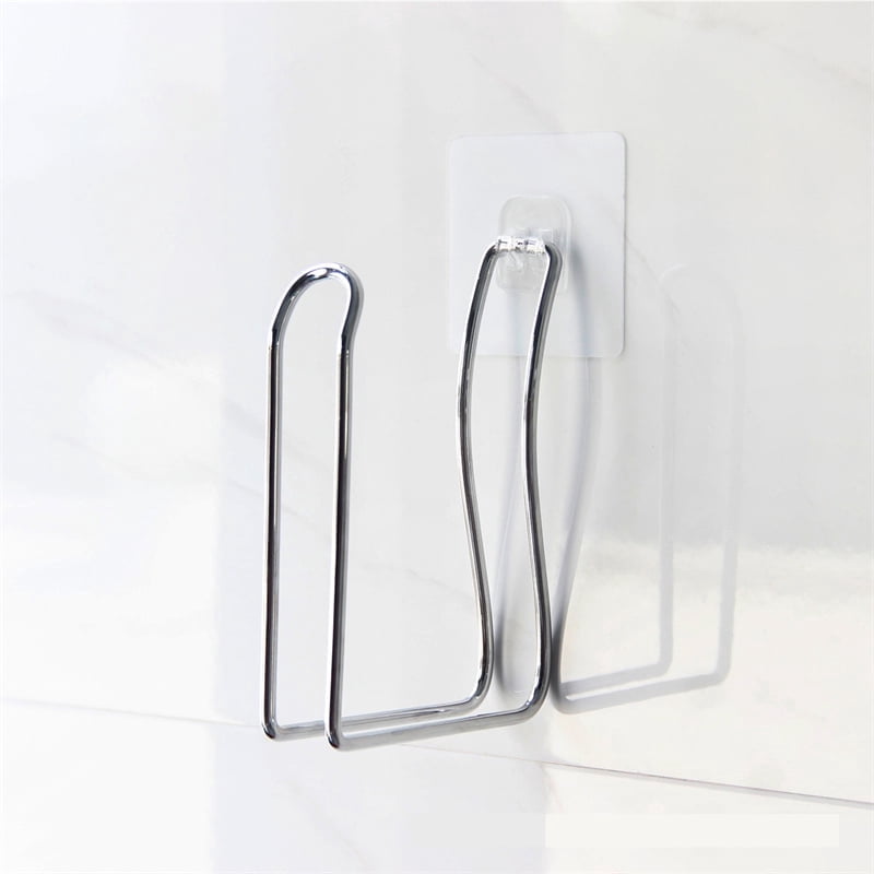 Stainless Steel Toilet Paper Holder Over The Tank & Wall Mounted, Space ...