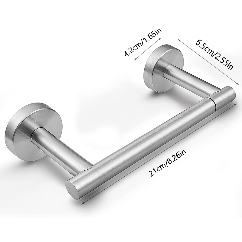 Stainless Steel Toilet Paper Holder Wall Mounted Toilet Paper Roll ...