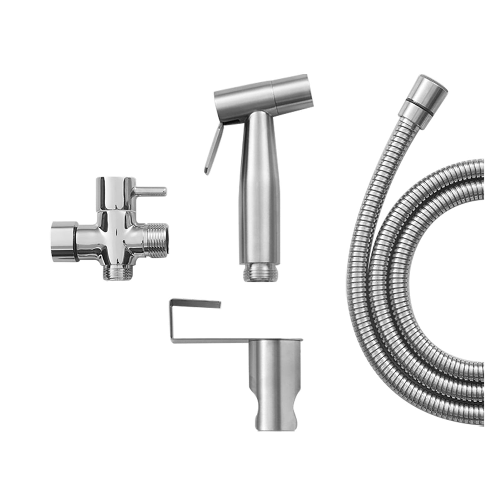 Stainless Steel Toilet Spray Set Toilet Hand Held Bidet Faucet Sprayer ...
